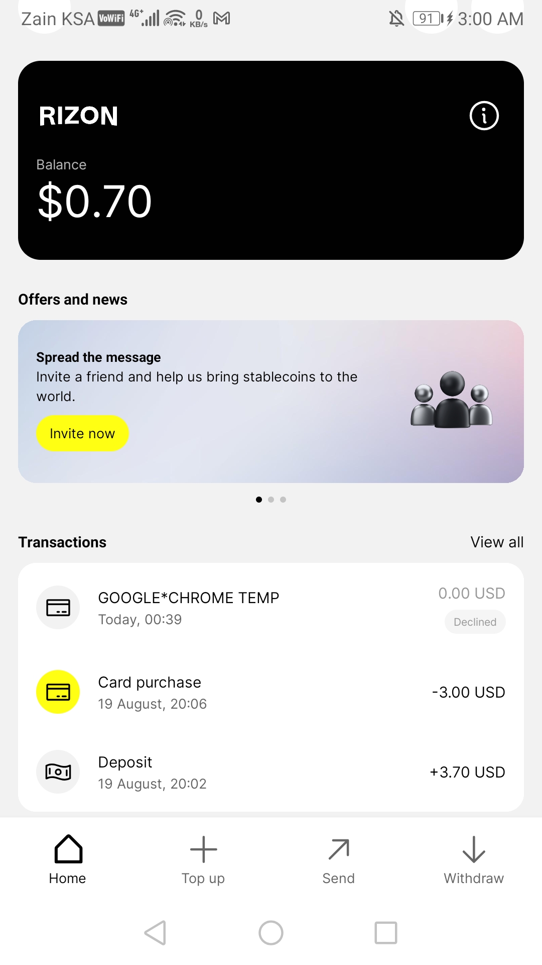 [Hot post]Rizon international visa কার্ড নিয়ে নিন ৩ ডলার এ সাথে বোনাস পাবেন ২ ডলার জলদি করুন ...