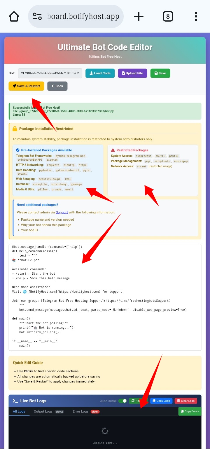 [HOT POST] Telegram Bot 24/7 হোস্ট করেন একদম ফ্রীতে! [আনলিমিডেট Bot Run]🔥🔥 - Trickbd.com