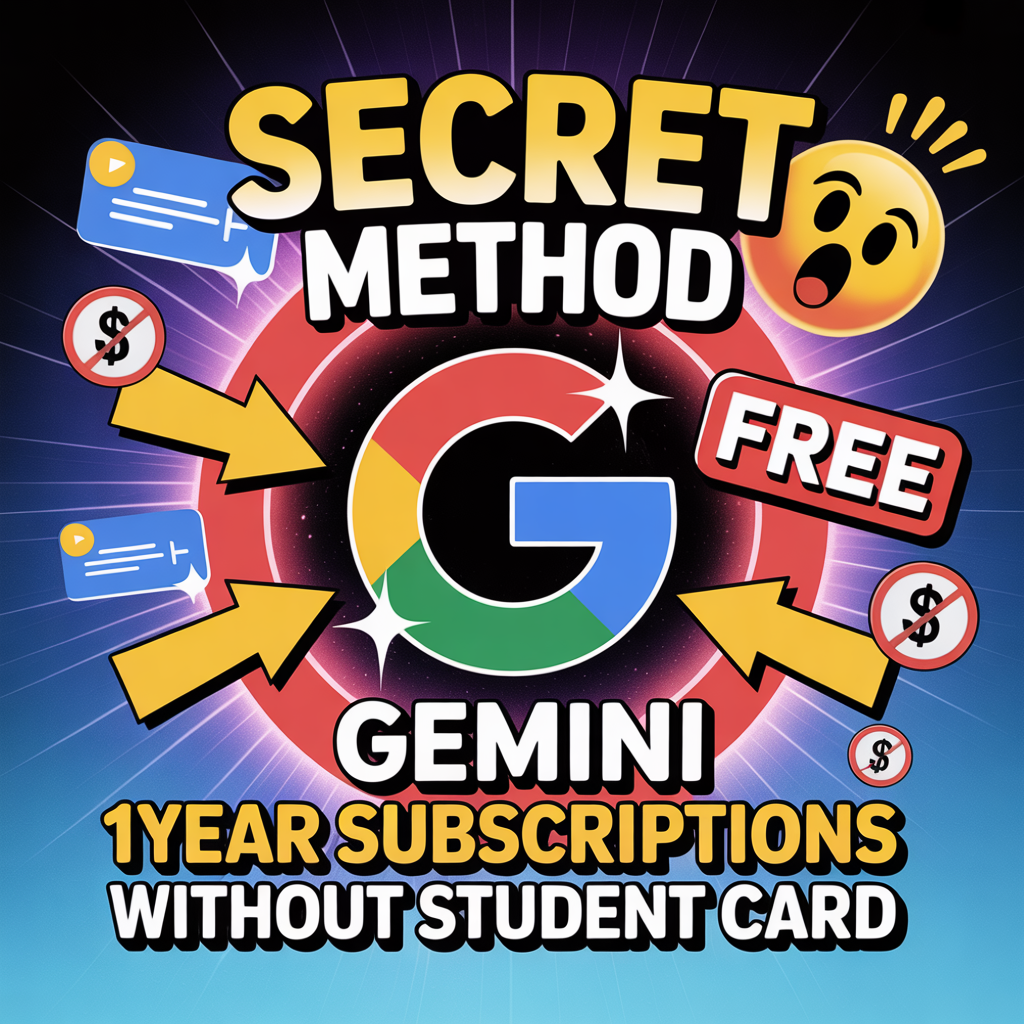 [ Secret Method ] Student Card ছাড়া নিন Gemini Pro ১২ মাস এর ...
