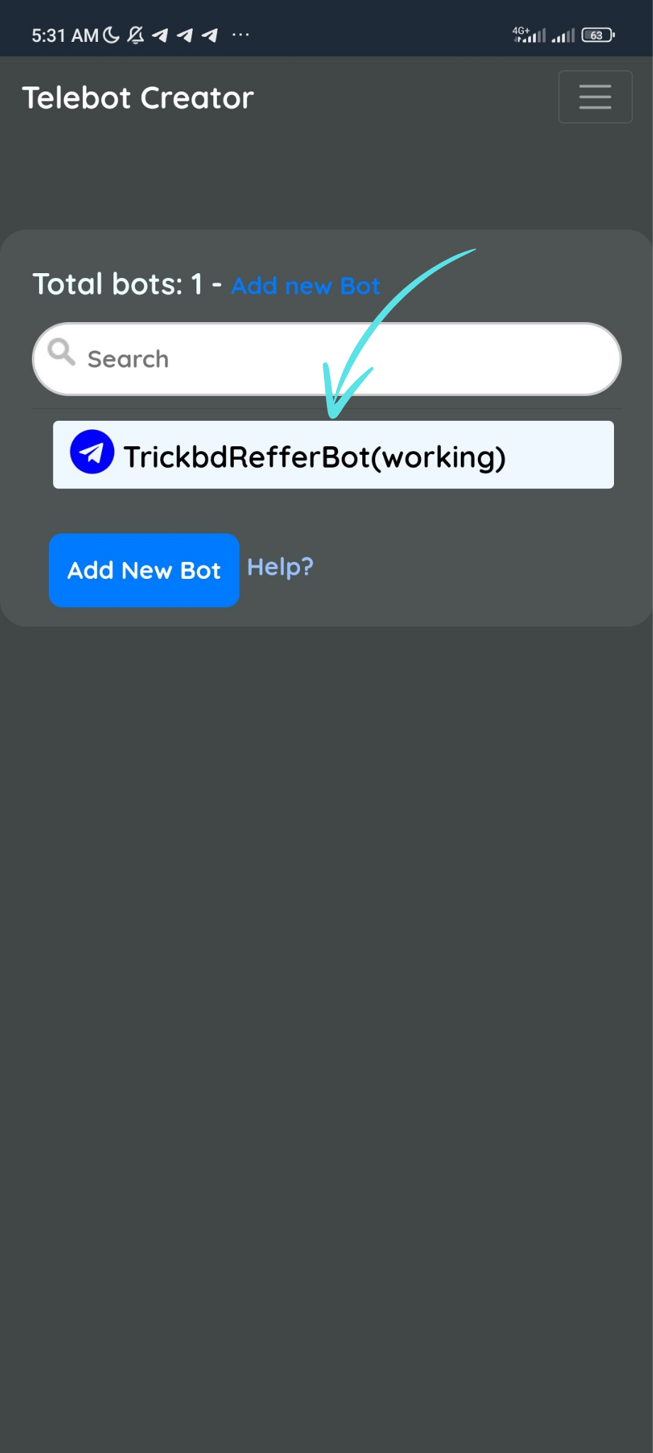 টেলিবট দিয়ে তৈরি করুন টেলিগ্রাম বট (পার্ট 2) - Trickbd.com