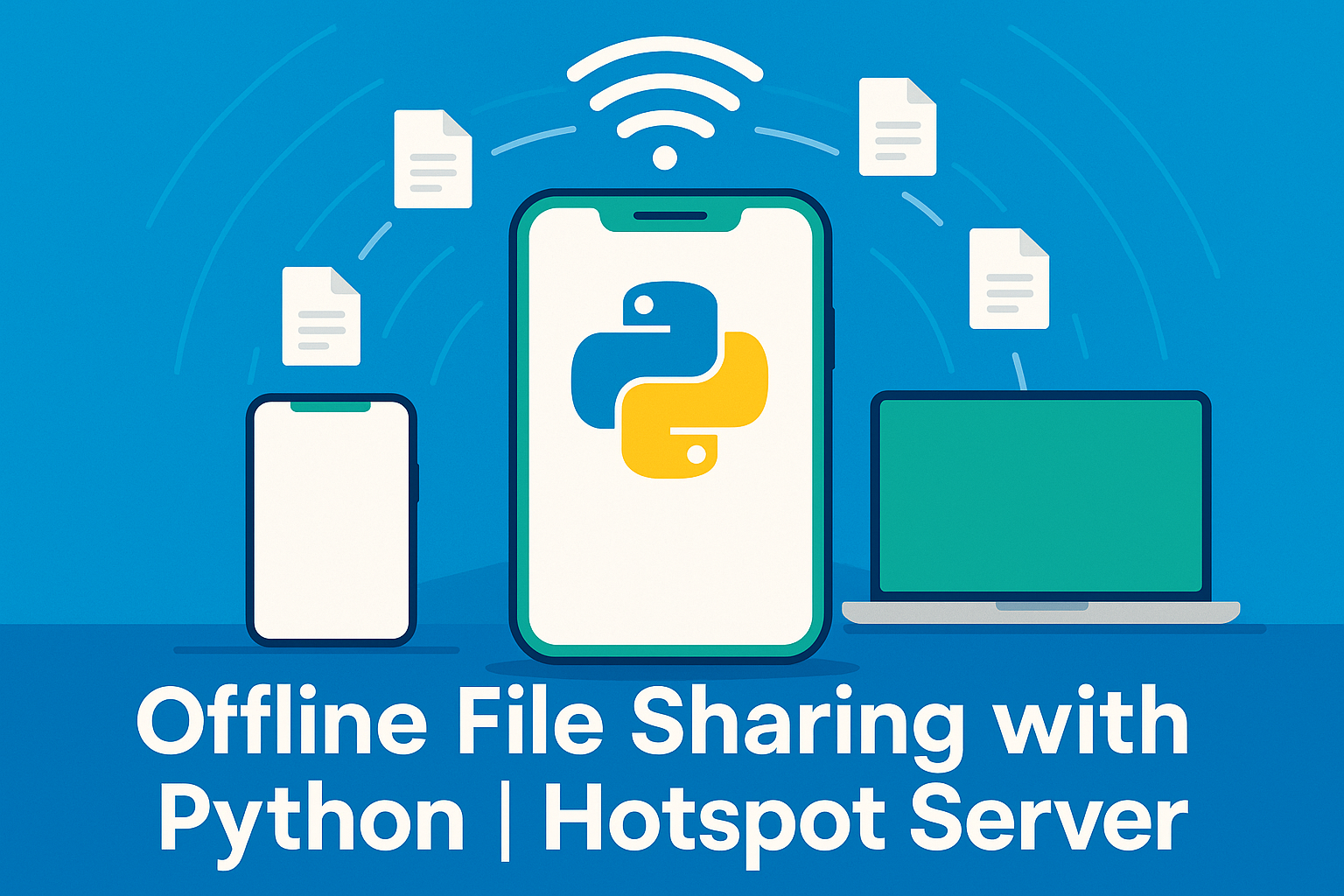 Python দিয়ে ১০-১৫ জনকে একসাথে Hotspot ফাইল শেয়ারিং System তৈরি করুন - Trickbd.com