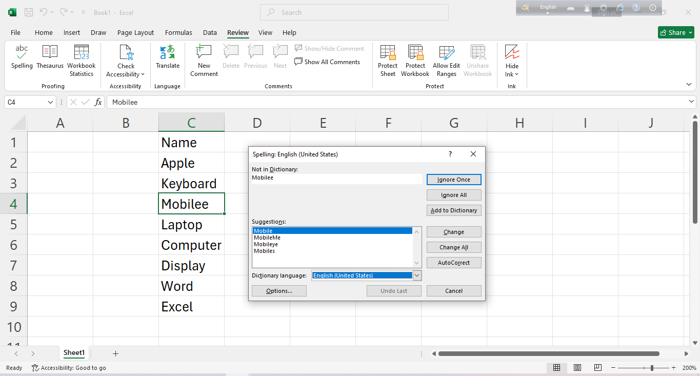 💻📜 Microsoft Excel-এ ইংরেজি ভুল বানান ঠিক করার নিয়ম 📝👍 - Trickbd.com