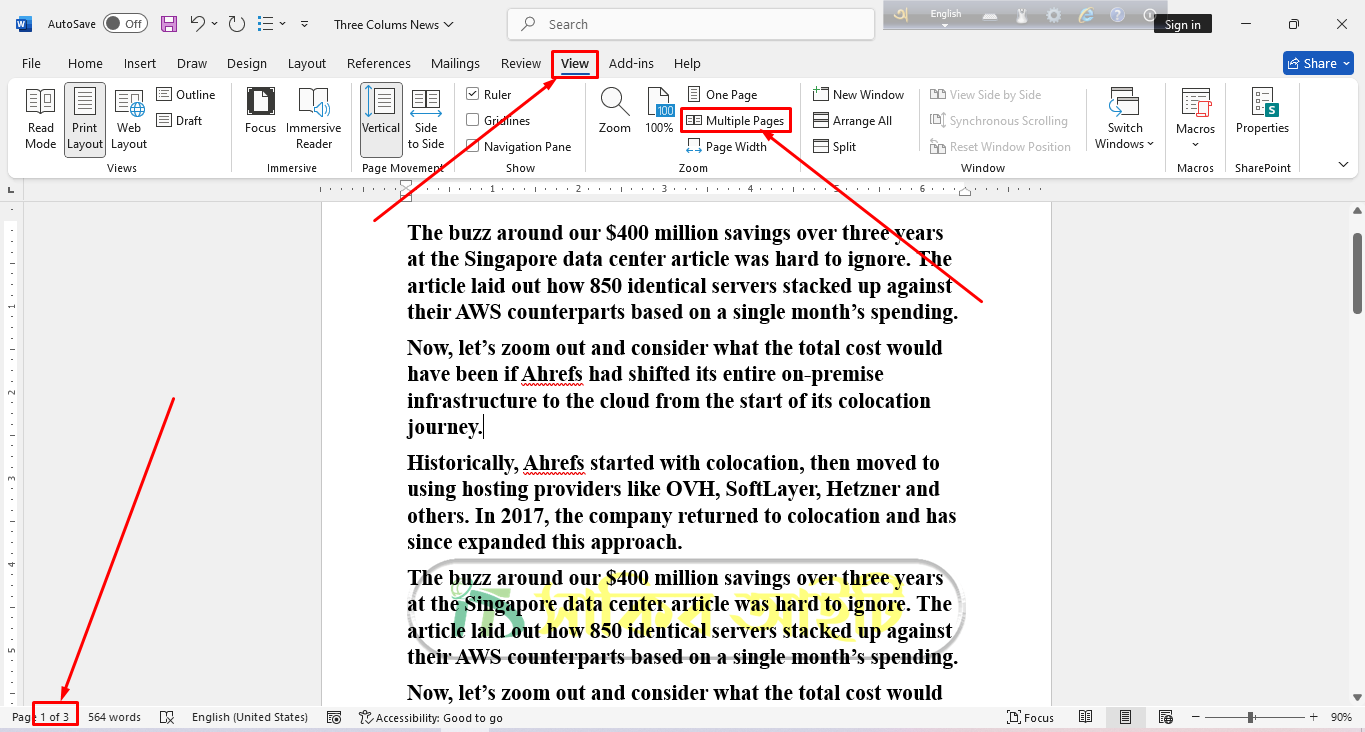 💻 Microsoft Word এ নিউজ পেপার স্টাইলে তিনটি কলামে Paragraph বানানোর নিয়ম 📑🚀 - Trickbd.com