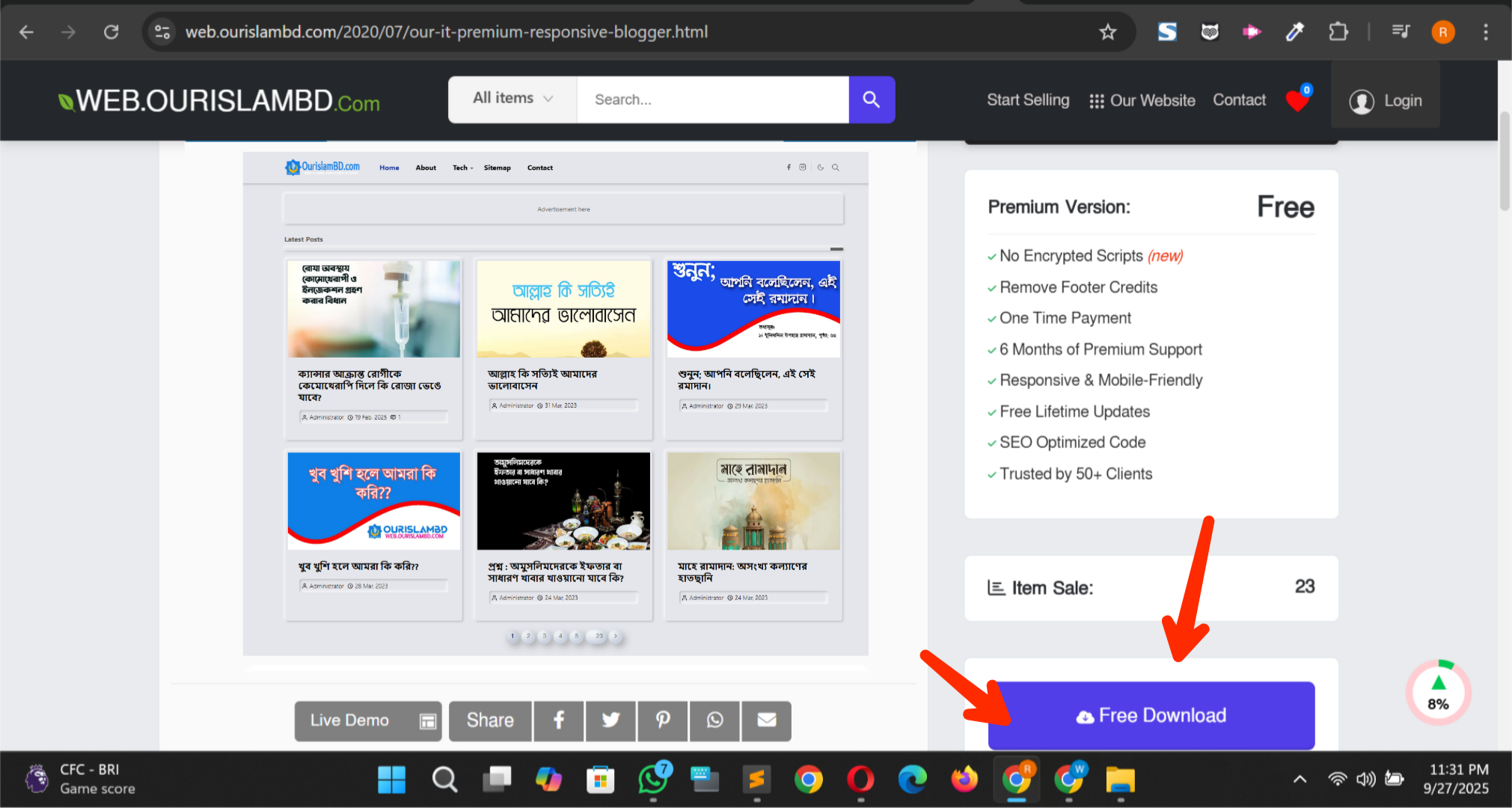 OUR IT Premium Blogger Template Free Download - Trickbd.com