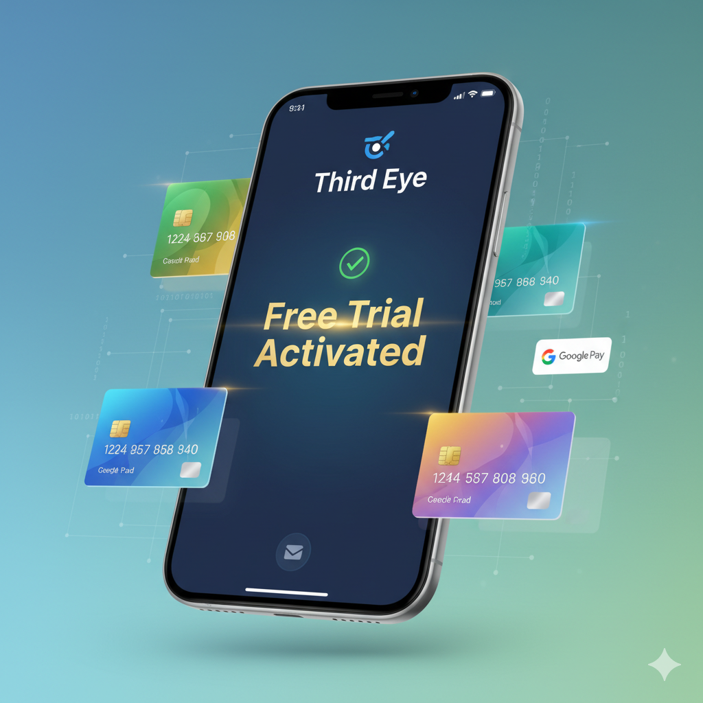 Third Eye apps Free premium Trial Bin method - Trickbd.com